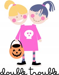 Double Trouble Vector Illustration | AnnTheGran.com