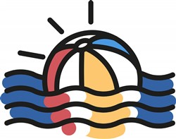 Beach Ball Vector Illustration | AnnTheGran.com