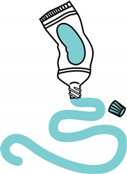 Paint Tube Vector Illustration | AnnTheGran.com