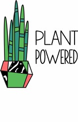 Plant Powered Vector Illustration | AnnTheGran.com