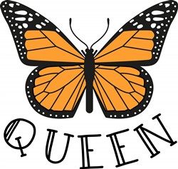 Monarch Butterfly Queen Vector Illustration | AnnTheGran.com