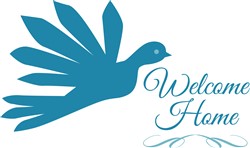 Welcome Home Bird Vector Illustration | AnnTheGran.com