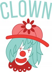 Clown Vector Illustration | AnnTheGran.com