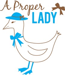 Proper Lady Vector Illustration | AnnTheGran.com