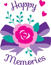 Happy Memories Vector Illustration | AnnTheGran.com