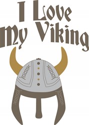 I Love My Viking Vector Illustration | AnnTheGran.com