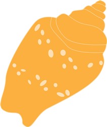 Conch Shell Vector Illustration | AnnTheGran.com