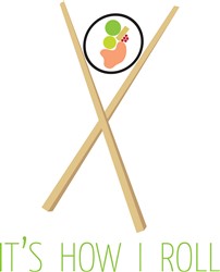 How I Roll Vector Illustration | AnnTheGran.com