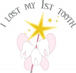 1st Tooth Fairy Visit Vector Illustration | AnnTheGran.com