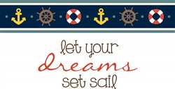 Set Sail Border Vector Illustration | AnnTheGran.com