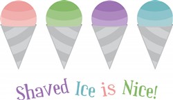 Shaved Ice Vector Illustration | AnnTheGran.com