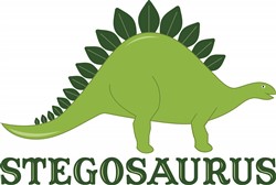 Stegosaurus Vector Illustration | AnnTheGran.com
