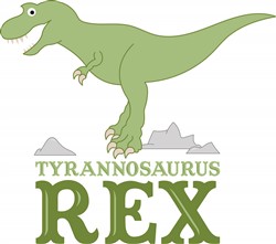 Tyrannosaurus Rex Vector Illustration | AnnTheGran.com