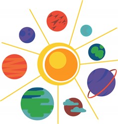Solar System SVG file - SVG cut files.com | AnnTheGran.com