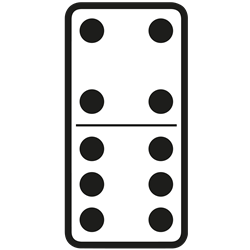Domino SVG file - SVG cut files.com | AnnTheGran.com