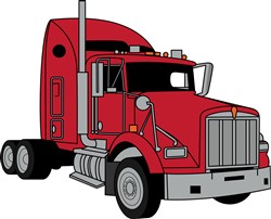 Kenworth Tractor Vector Illustration | AnnTheGran.com