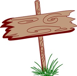 Wood Sign Vector Illustration | AnnTheGran.com
