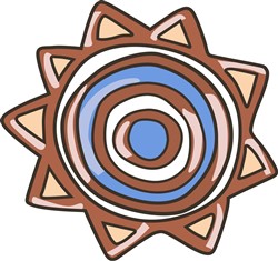 PACIFIC ISLAND ARTWORK Vector Illustration | AnnTheGran.com