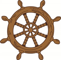 SHIPS WHEEL Vector Illustration | AnnTheGran.com
