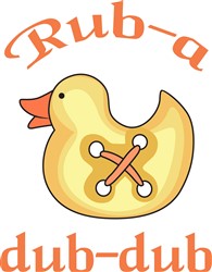 RUB A DUB DUB Vector Illustration | AnnTheGran.com
