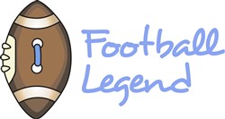 FOOTBALL LEGEND Vector Illustration | AnnTheGran.com
