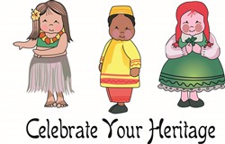 CELEBRATE YOUR HERITAGE Vector Illustration | AnnTheGran.com