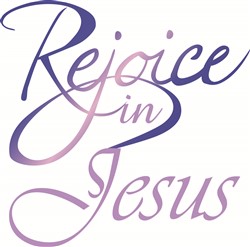 REJOICE IN JESUS Vector Illustration | AnnTheGran.com