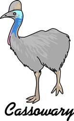 CASSOWARY Vector Illustration | AnnTheGran.com