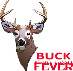 BUCK FEVER Vector Illustration | AnnTheGran.com