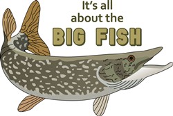 ALL ABOUT THE BIG FISH Vector Illustration | AnnTheGran.com