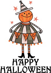 HAPPY HALLOWEEN Vector Illustration | AnnTheGran.com