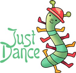 JUST DANCE Vector Illustration | AnnTheGran.com