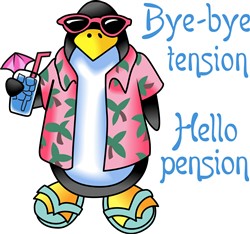 BYE BYE TENSION Vector Illustration | AnnTheGran.com