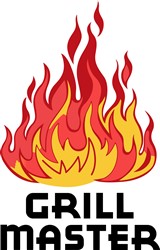 GRILL MASTER Vector Illustration | AnnTheGran.com