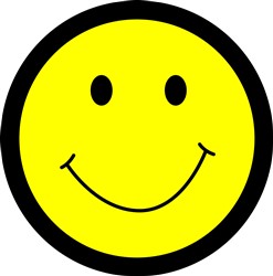 SMILEY FACE APPLIQUE Vector Illustration | AnnTheGran.com