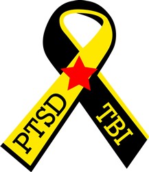 MILITARY PTSD AND TBI RIBBON SVG file - SVG cut files.com | AnnTheGran.com