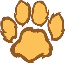 LION PAW PRINT Vector Illustration | AnnTheGran.com