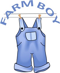 FARM BOY Vector Illustration | AnnTheGran.com