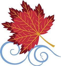 FALL LEAF IN WIND SVG file - SVG cut files.com | AnnTheGran.com