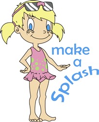 MAKE A SPLASH Vector Illustration | AnnTheGran.com
