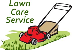 LAWN CARE SERVICE Vector Illustration | AnnTheGran.com