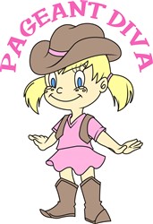 PAGEANT DIVA Vector Illustration | AnnTheGran.com