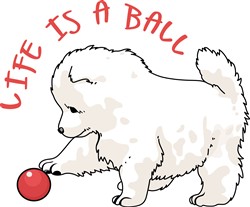 LIFE IS A BALL Vector Illustration | AnnTheGran.com