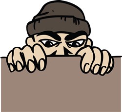 CRIMINAL ACTIVITY Vector Illustration | AnnTheGran.com