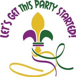 LETS GET THIS PARTY STARTED SVG file - SVG cut files.com | AnnTheGran.com