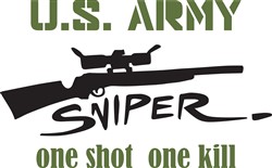 US ARMY SNIPER Vector Illustration | AnnTheGran.com