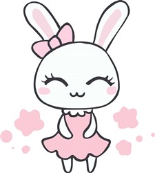 LITTLE GIRL BUNNY SVG file - SVG cut files.com | AnnTheGran.com