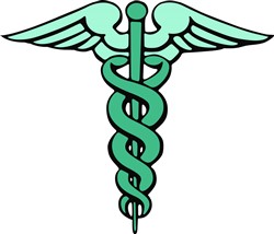 MEDICAL CADUCEUS Vector Illustration | AnnTheGran.com