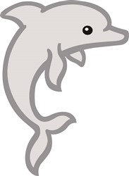 DOLPHIN APPLIQUE Vector Illustration | AnnTheGran.com