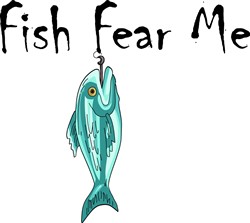 FISH FEAR ME Vector Illustration | AnnTheGran.com